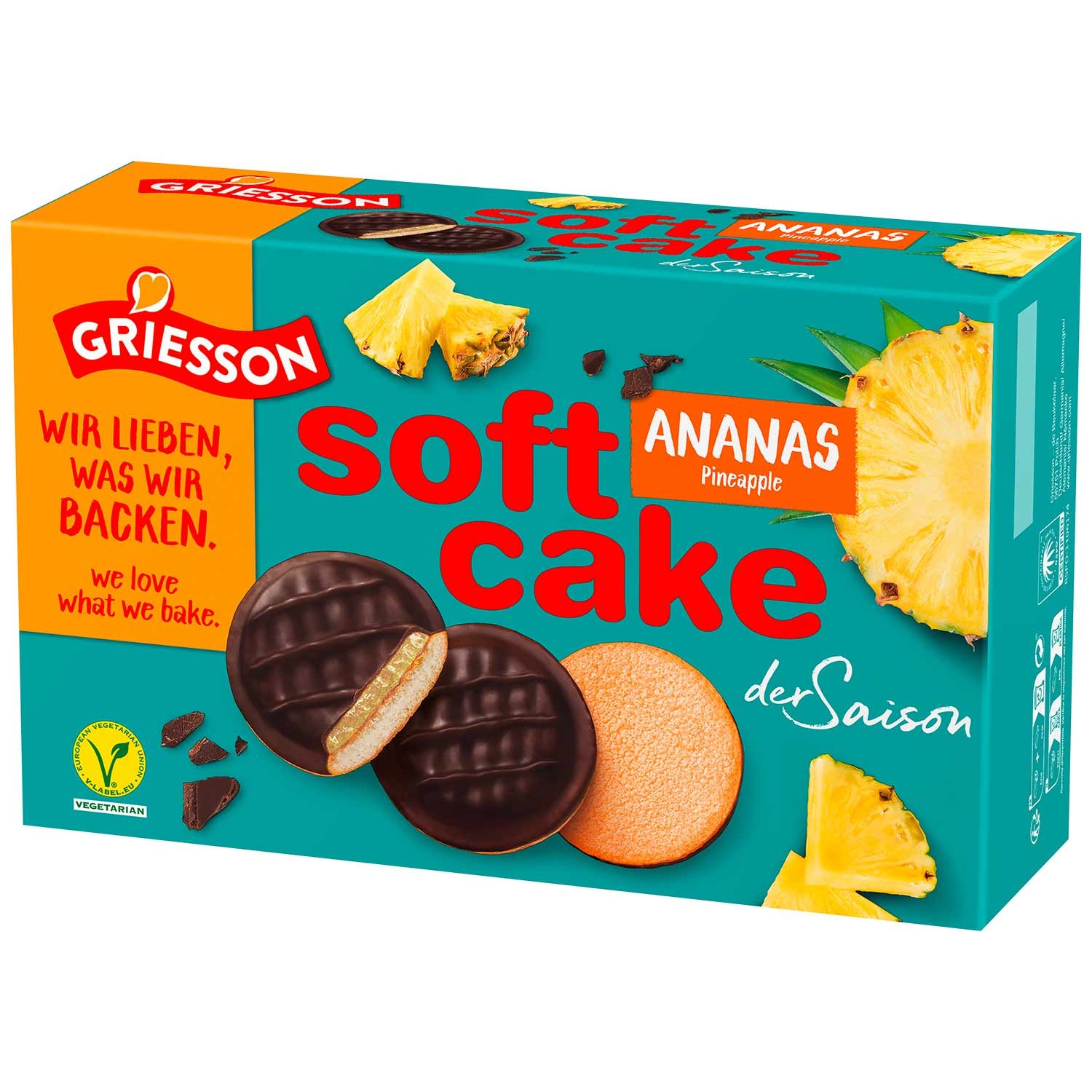 Biscuiti Soft Cake Griesson ananas 300g | Kurt German Market